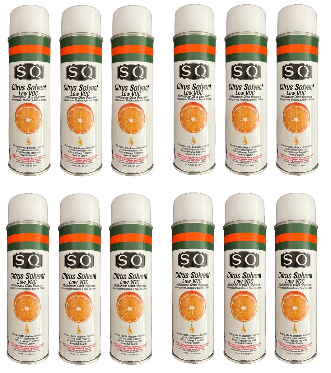 SQ Citrus Solvent Low VOC, 15 oz per can – SQ Products