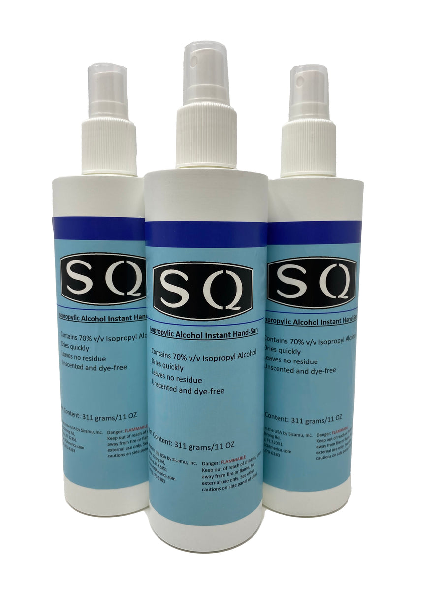 Isopropylic Alcohol Instant Sanitizer, 11 oz – SQ Products